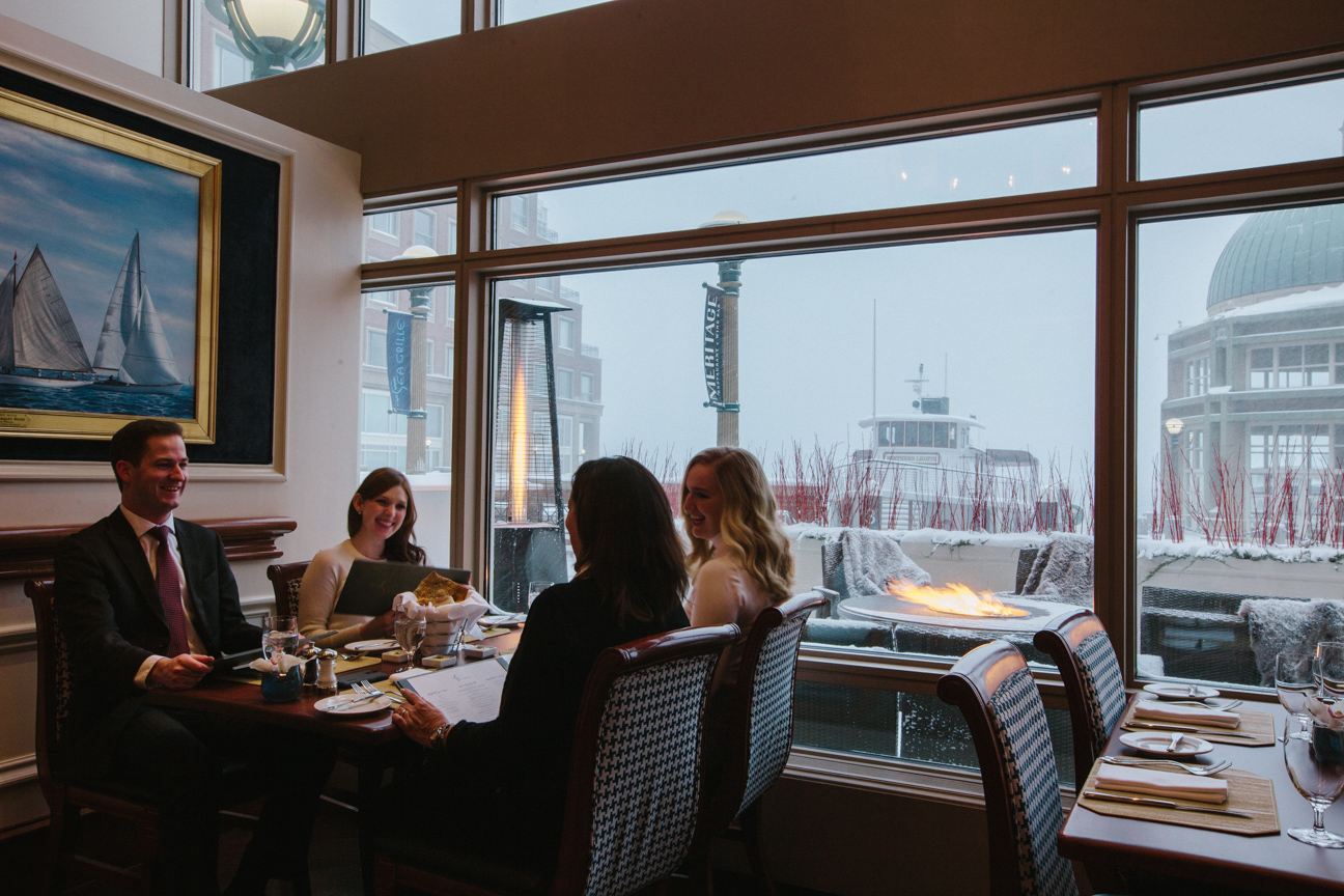 Christmas Dinner at Rowes Wharf Sea Grille